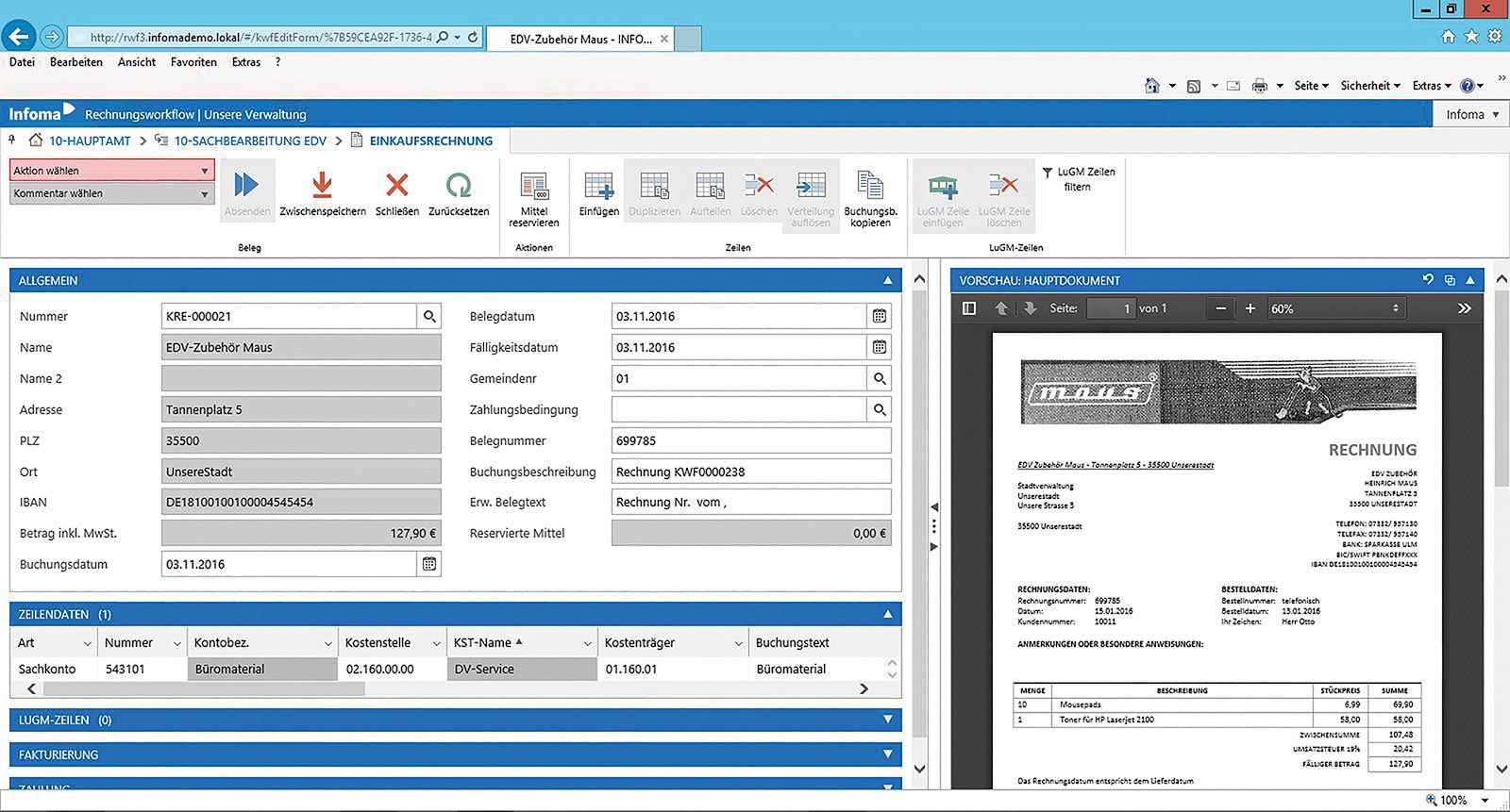 Finanzwesen und Verwaltungsmodernisierung - Axians Infoma