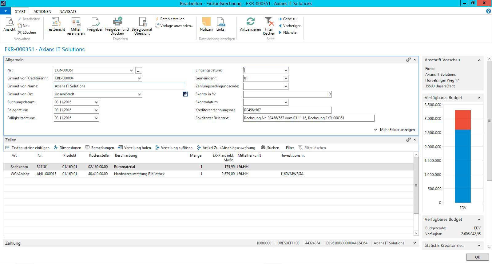 Finanzwesen und Verwaltungsmodernisierung - Axians Infoma