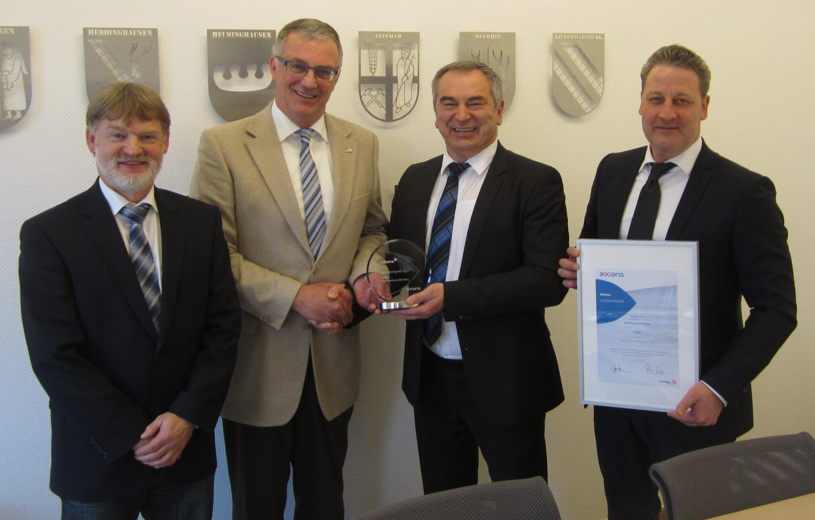 Stadt Marsberg ist Finalist des Innovationspreis 2017! - Axians Infoma